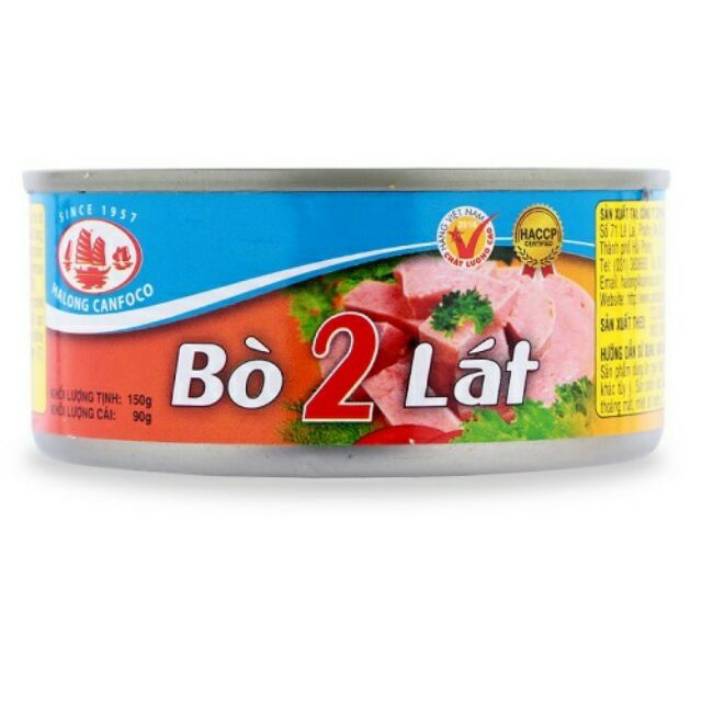 Bò hai lát Hạ Long Canfoco hộp 150g | Shopee Việt Nam