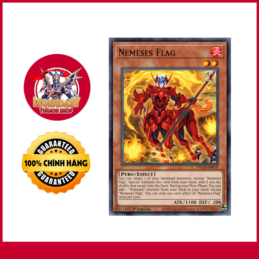[Thẻ Bài Yugioh Chính Hãng] Nemeses Flag | Shopee Việt Nam