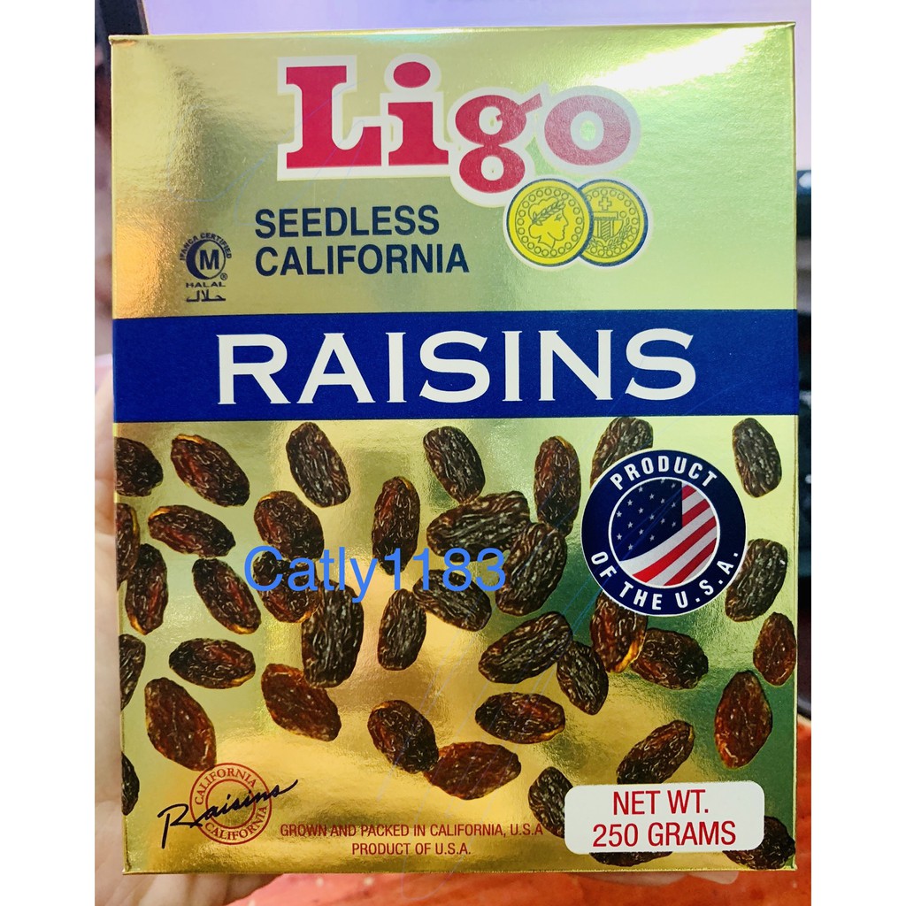 NHO KHÔ LIGO RAISINS 250G - PRODUCT OF THE U.S.A | Shopee Việt Nam