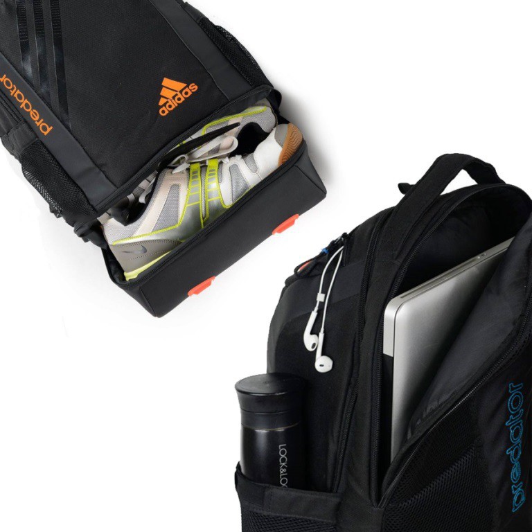 Balo Adidas Predator thể thao du lịch, balo laptop 15 16 17 inch dành cho nam nữ chống nước có ...