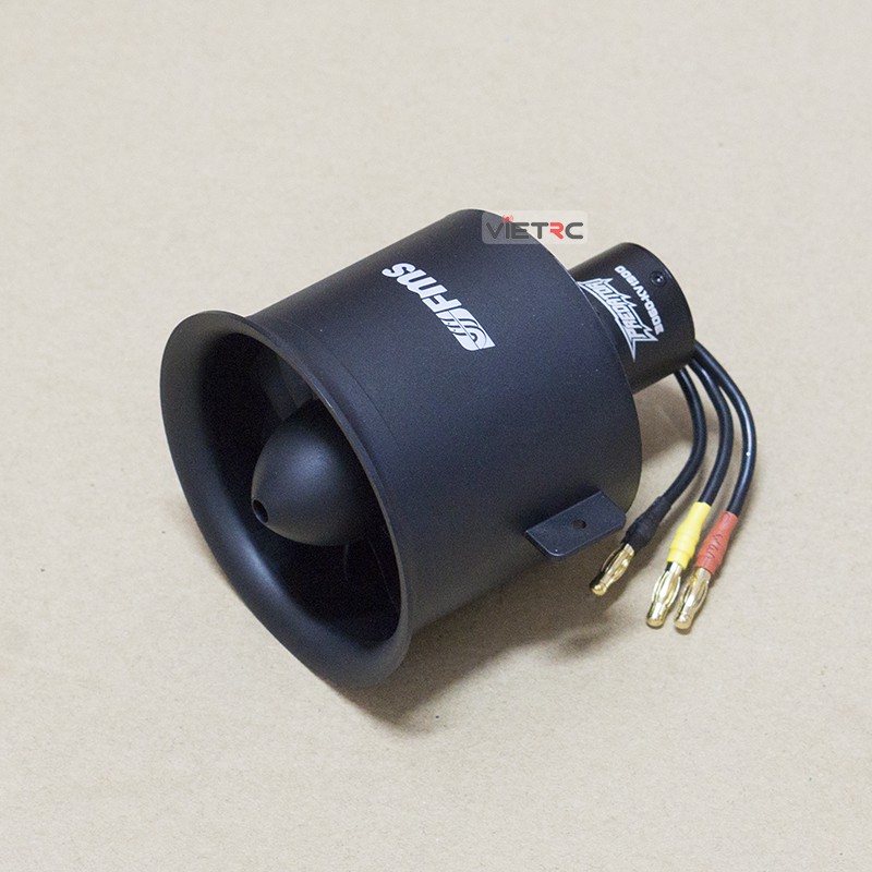 FMS ducted fan 70mm 12 lá 6S động cơ Predator 3060-1900KV để chế máy ...
