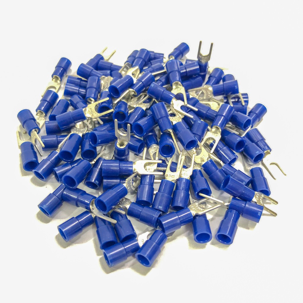 Đầu Cosse chữ Y Nichifu bọc nhựa cách điện TMEV 1.25Y - Hộp 100 cái | Shopee Việt Nam