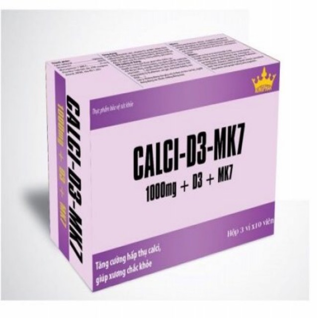 Canxi -D3-MK7( loãng xương, thiếu canxi, giảm mật độ canxi) | Shopee ...