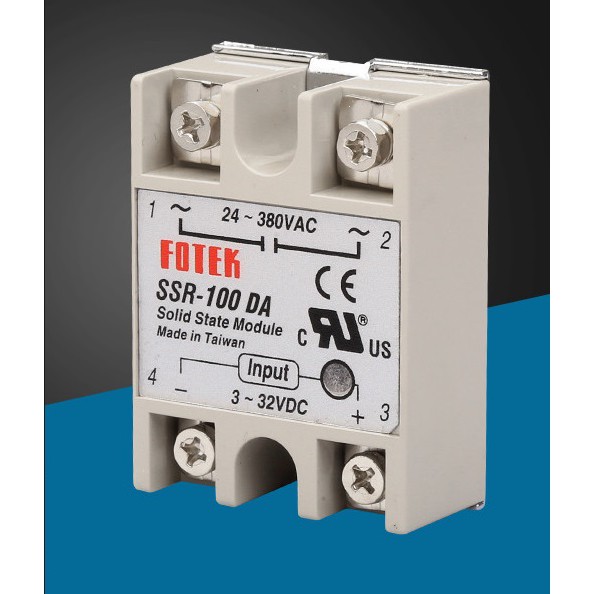 Solid State Module SSR - 100DA ( Relay Rơ le bán dẫn ) Fotek | Shopee ...