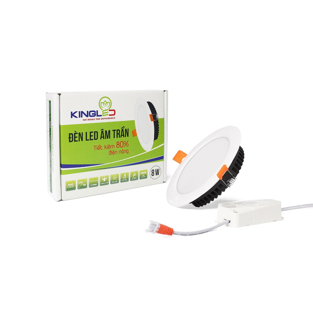 Đèn Kingled Led Downlight 8W đổi màu DL-8-T120-DM chính hãng bảo hành ...
