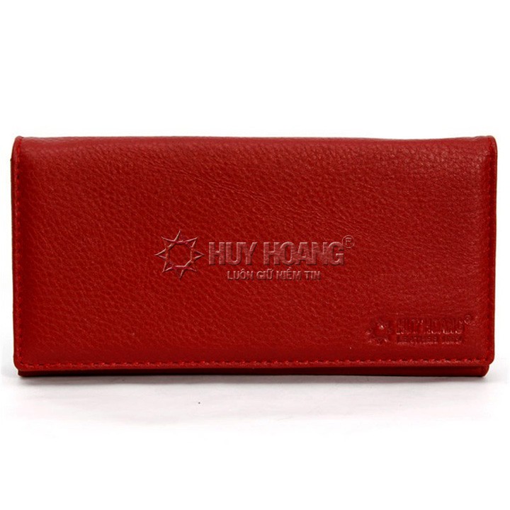 Bóp nữ da bò 3 gấp màu đỏ PH3113 | Shopee Việt Nam