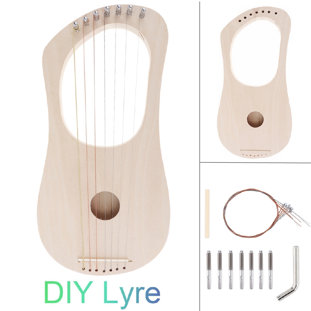 7 Dây Lyre Harp DIY Kit Nhạc Cụ Dây Basswood Chắc Chắn | Shopee Việt Nam