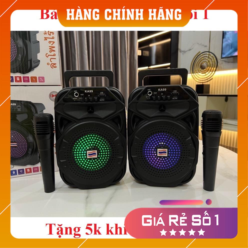 Loa bluetooth karaoke mini có mic hát - bảo hành 1 đổi 1 trong 3 tháng ...