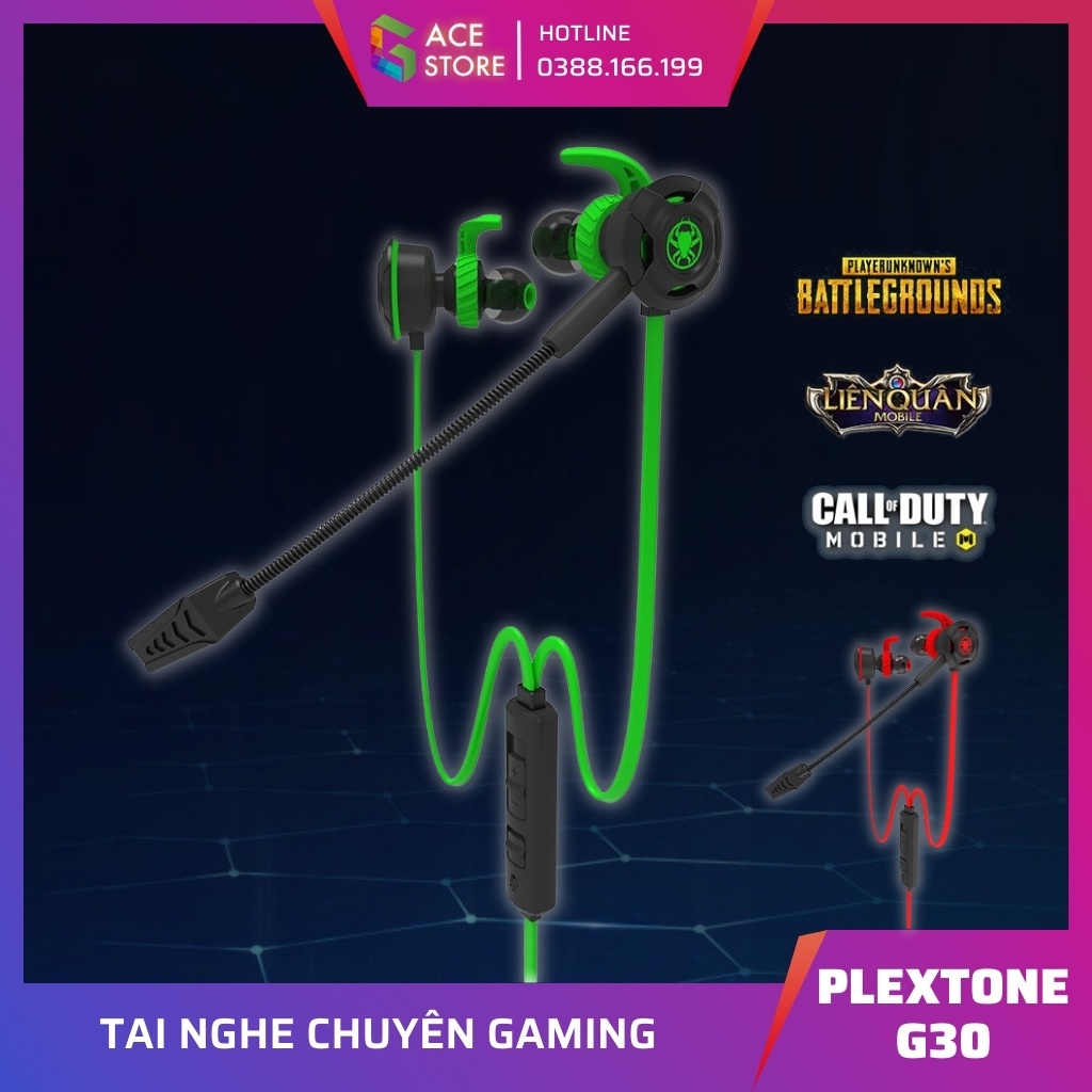 Plextone G30 | Tai Nghe Gaming Chống Ồn Có Mic Tháo Rời | Shopee Việt Nam