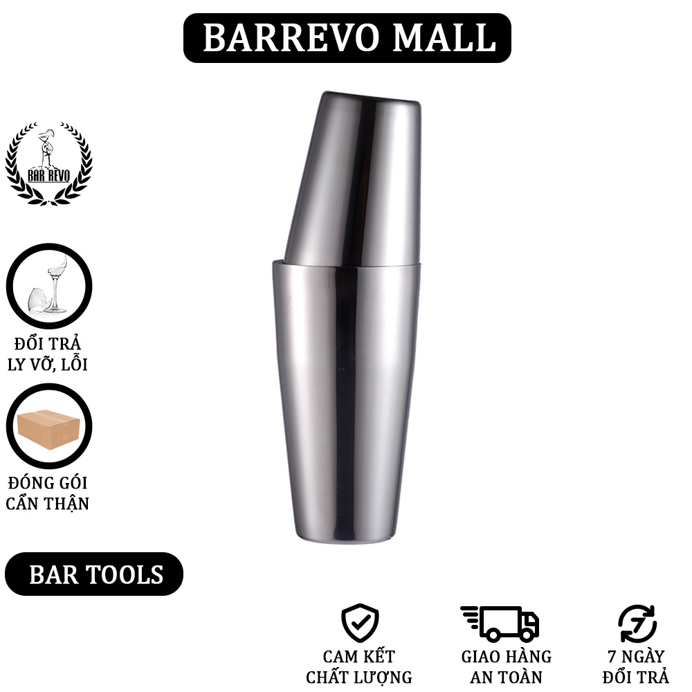 Japan Style Boston Shaker - Dụng Cụ Bartender - Shaker 2 Mảnh Đáy Liền ...