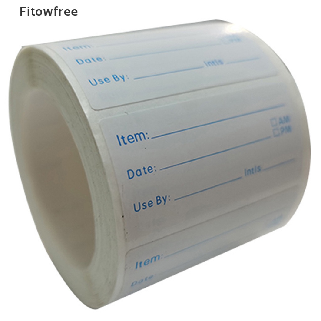 Fitw 500pcs/roll Kitchen Sticker Refrigerator Freezer Food Storage Date ...