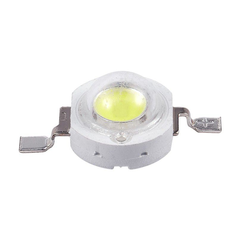 sét 5 chíp Led 2 Pin 3W White LED Bead Emitters 170-190Lm 6000K ...