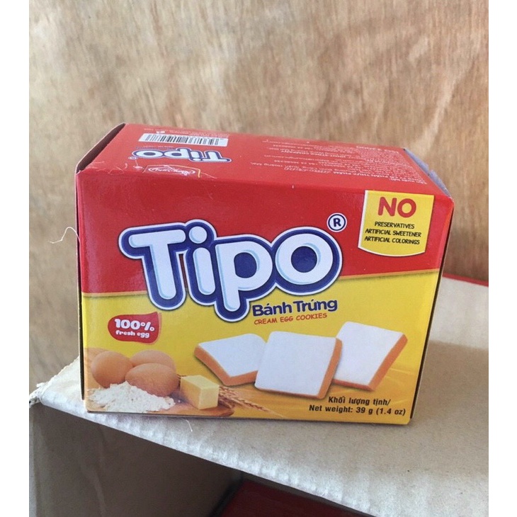 Bánh Trứng Tipo Hữu Nghị Cream Egg Cookies (Hộp 39g) | Shopee Việt Nam