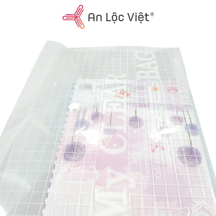 [COMBO 12 CÁI BÌA NÚT DÀY] Combo 5 Cái Bìa nút My Clear LD khổ A4 - F4 ...