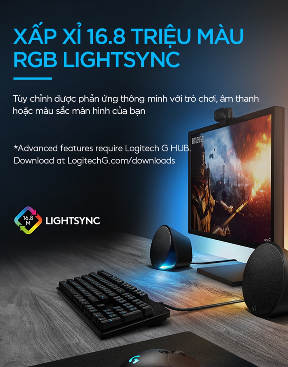 Chuột gaming không dây Logitech G502 LIGHTSPEED - RGB, 11 nút lập trình ...