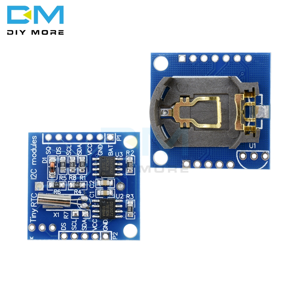 Iic I2C RTC DS1307 AT24C32 Bảng mô-đun đồng hồ thời gian thực cho Arduino 51 AVR ARM PIC Mô-đun ...