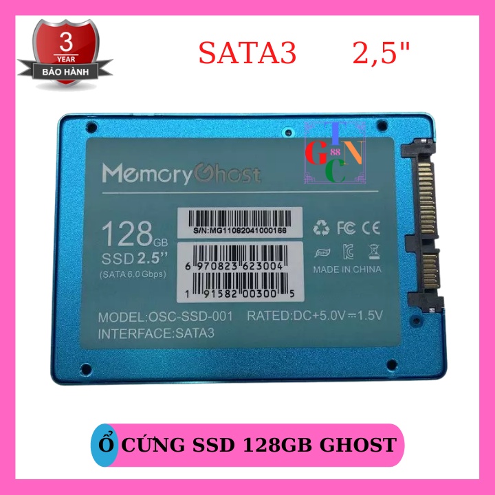 Ổ cứng SSD 128GB Ghost kích thước 2.5" chuẩn giao thức SATA3 - HÀNG ...