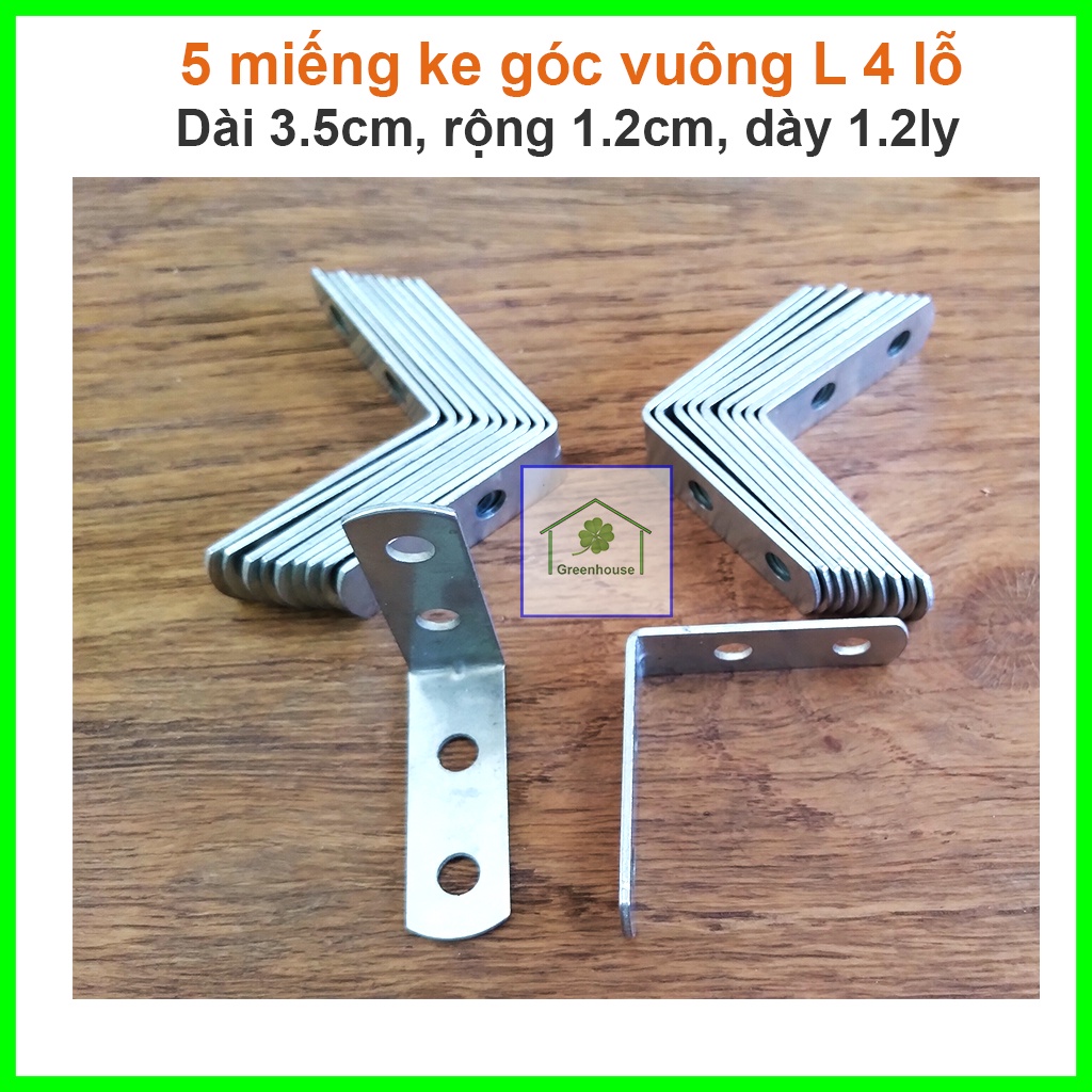 Combo 5 miếng bát ke sắt 3.5cm chuyên trang trí sữa chữa nhà cửa, làm ...