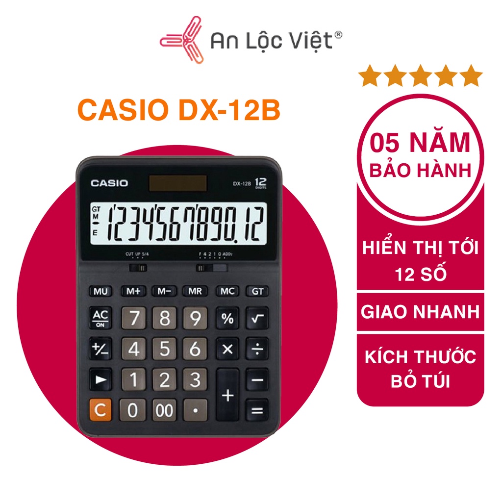 Máy tính Casio DX-12B chính hãng | Shopee Việt Nam