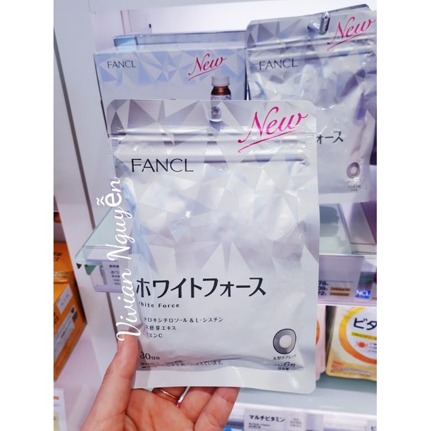 Viên uống trắng da fancl nhật bản,viên fancl white force đẹp da 180 viên | Shopee Việt Nam