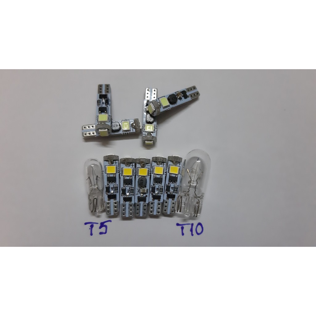 Led T5 siêu sáng 12v-24V cho đồng hồ EX, cốp mazda 3, cốp Shark và xe ...