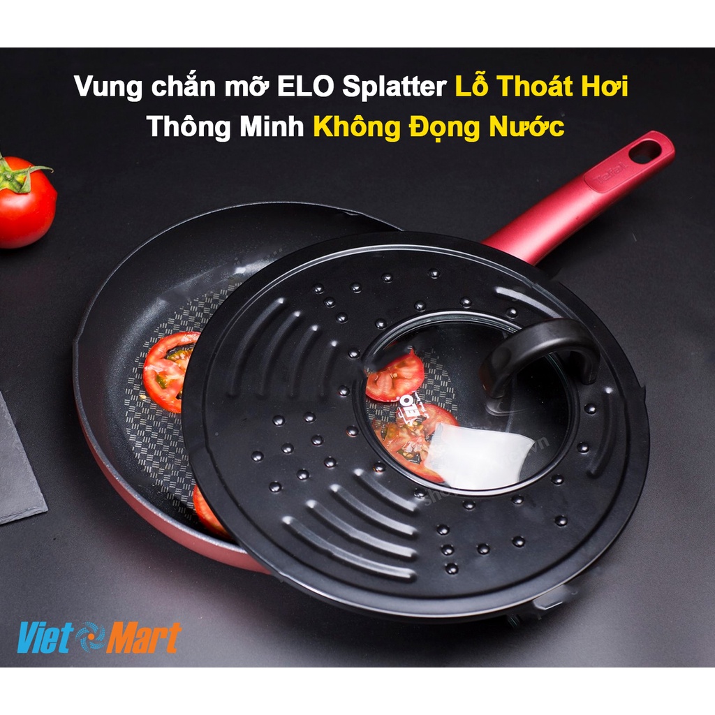 Vung chắn mỡ ELO Splatter 28cm Dùng được cho nồi chảo từ 16cm - 28cm Nhập Khẩu Đức Hàng Chính ...