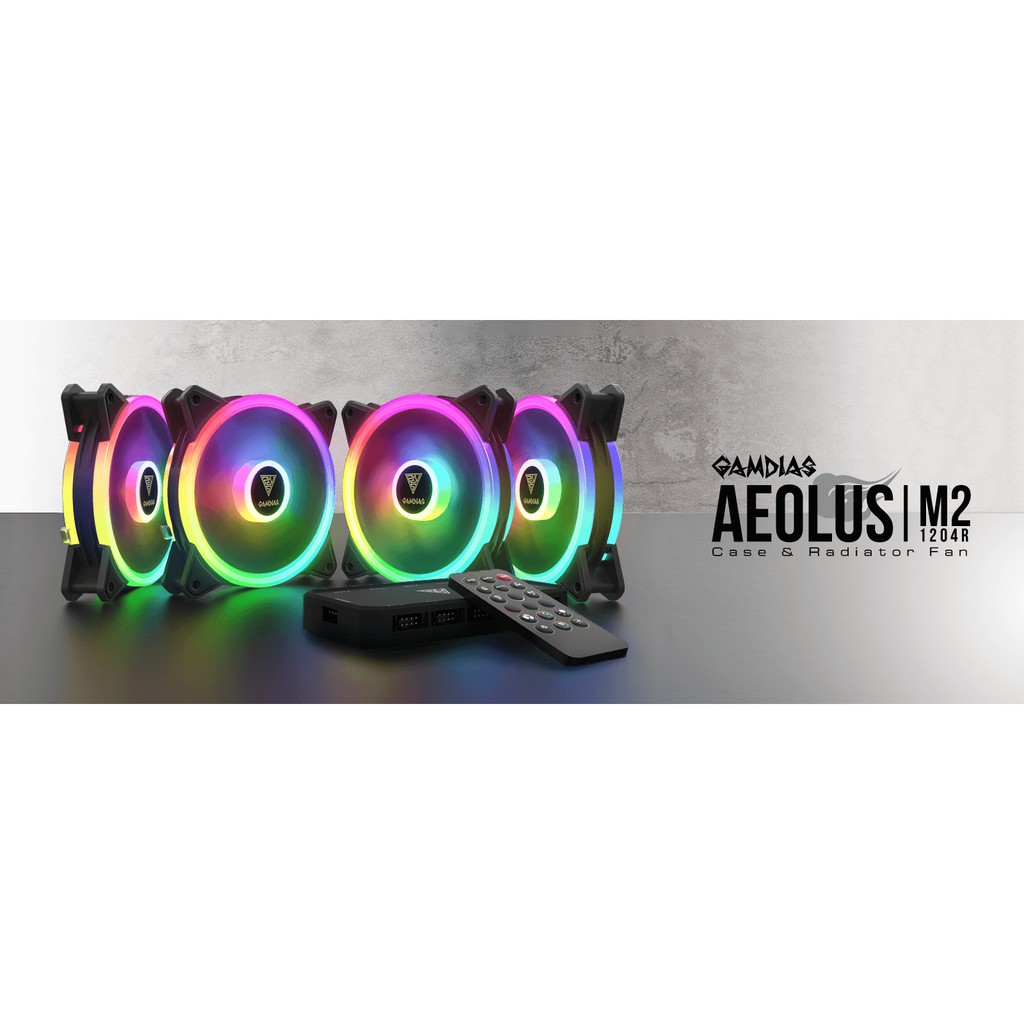 Bộ kit 4 Fan Led RGB + Hub GAMDIAS | Shopee Việt Nam