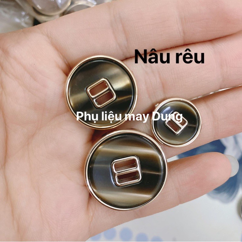 nút vest bóng lỗ vuông | Shopee Việt Nam