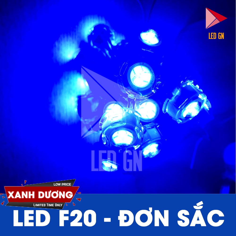 LED Đúc F20 - Đơn Sắc [ Dây 20 bóng ] | Shopee Việt Nam