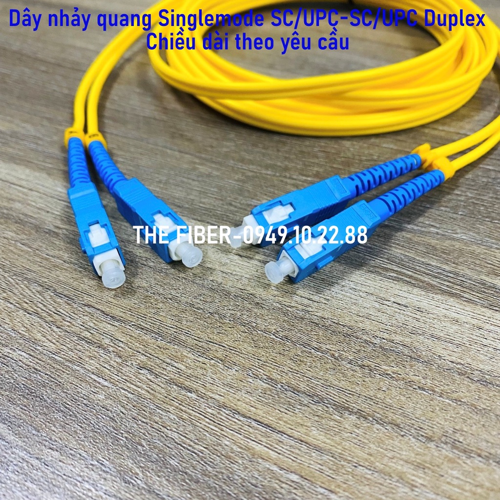 Dây nhảy quang Singlemode SC/UPC-SC/UPC Duplex - Chiều dài theo yêu cầu | Shopee Việt Nam