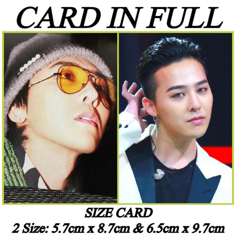 CARD IN FULL G-DRAGON BIGBANG | Shopee Việt Nam