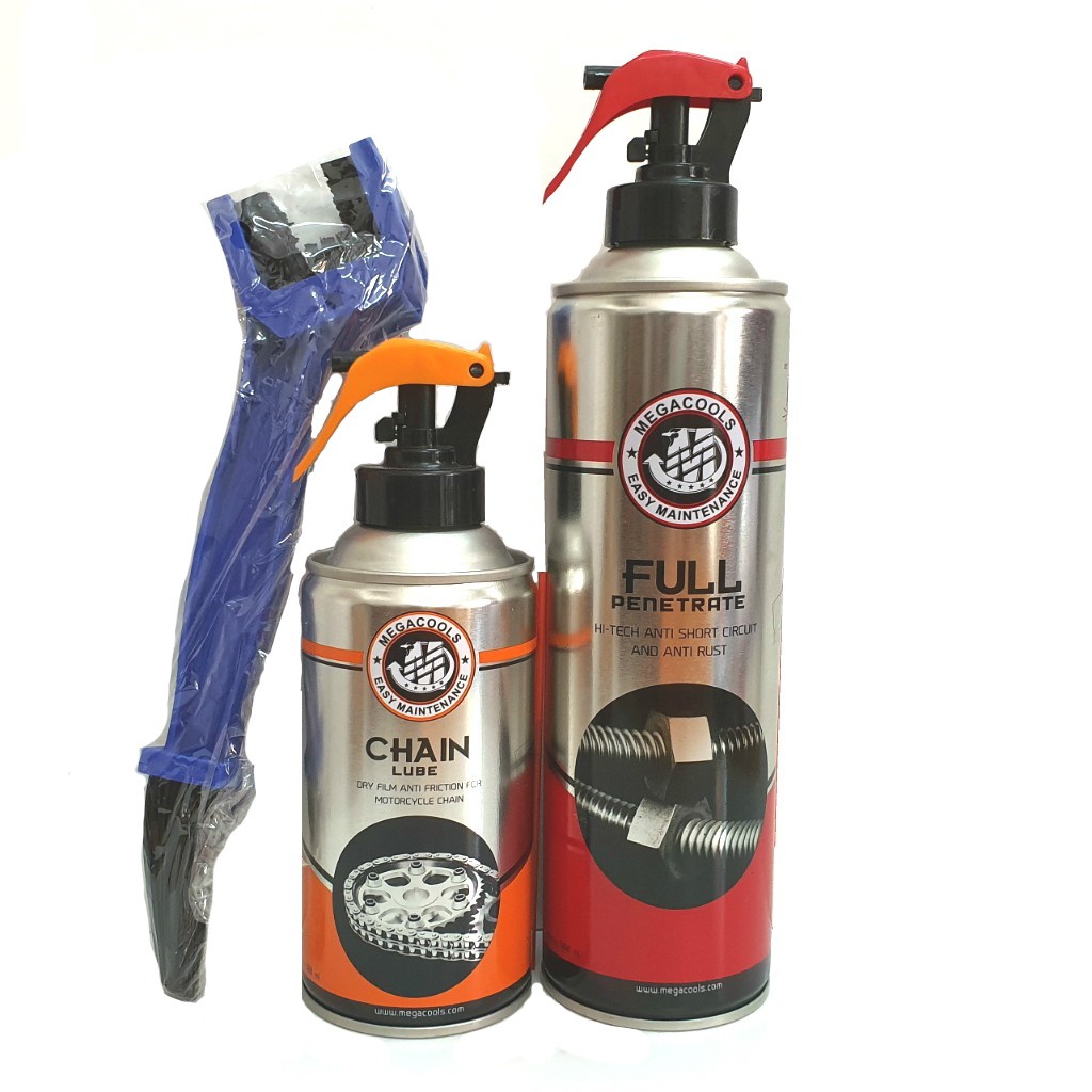 [Bộ sản phẩm dưỡng sên] Chai xịt dưỡng MegaCools Chainlube 300ml và ...