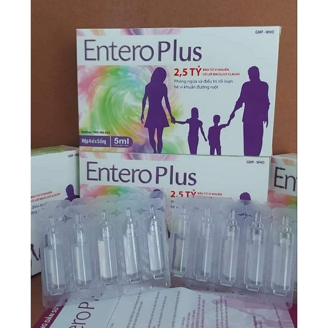 Men vi sinh Entero Plus,phòng ngừa và điều trị rối loạn hệ vi khuẩn ...