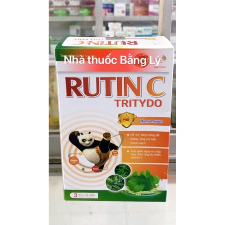 Rutin C Tritydo - hỗ trợ tăng cường sức đề kháng, tăng sức bền thành ...