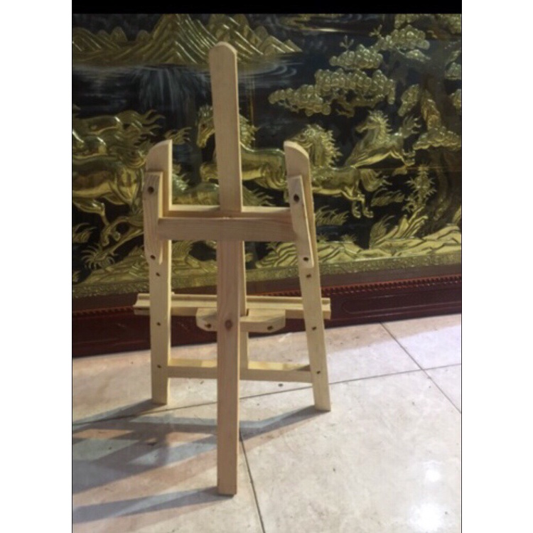 Giá vẽ tranh mini gỗ thông tự nhiên, kệ trưng bầy trong hội nghị, nhà ...