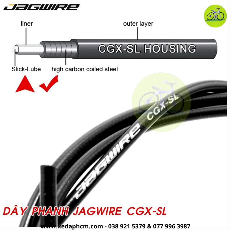 Vỏ dây đề, dây phanh xe đạp JAGWIRE | Shopee Việt Nam