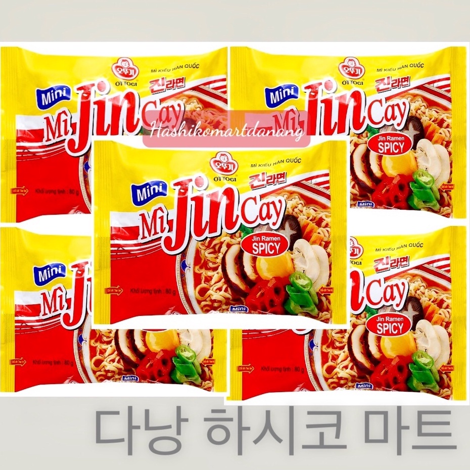 Lốc 5 gói mì Jin cay Ottogi 120g | Shopee Việt Nam
