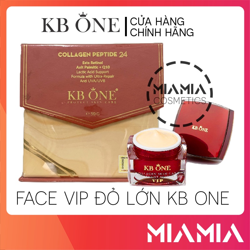 [Mã COSBAUH3 giảm 8% đơn 300K] Kem Face Vip Đỏ KB ONE Chính Hãng Loại Lớn KBOne 50g | Shopee ...