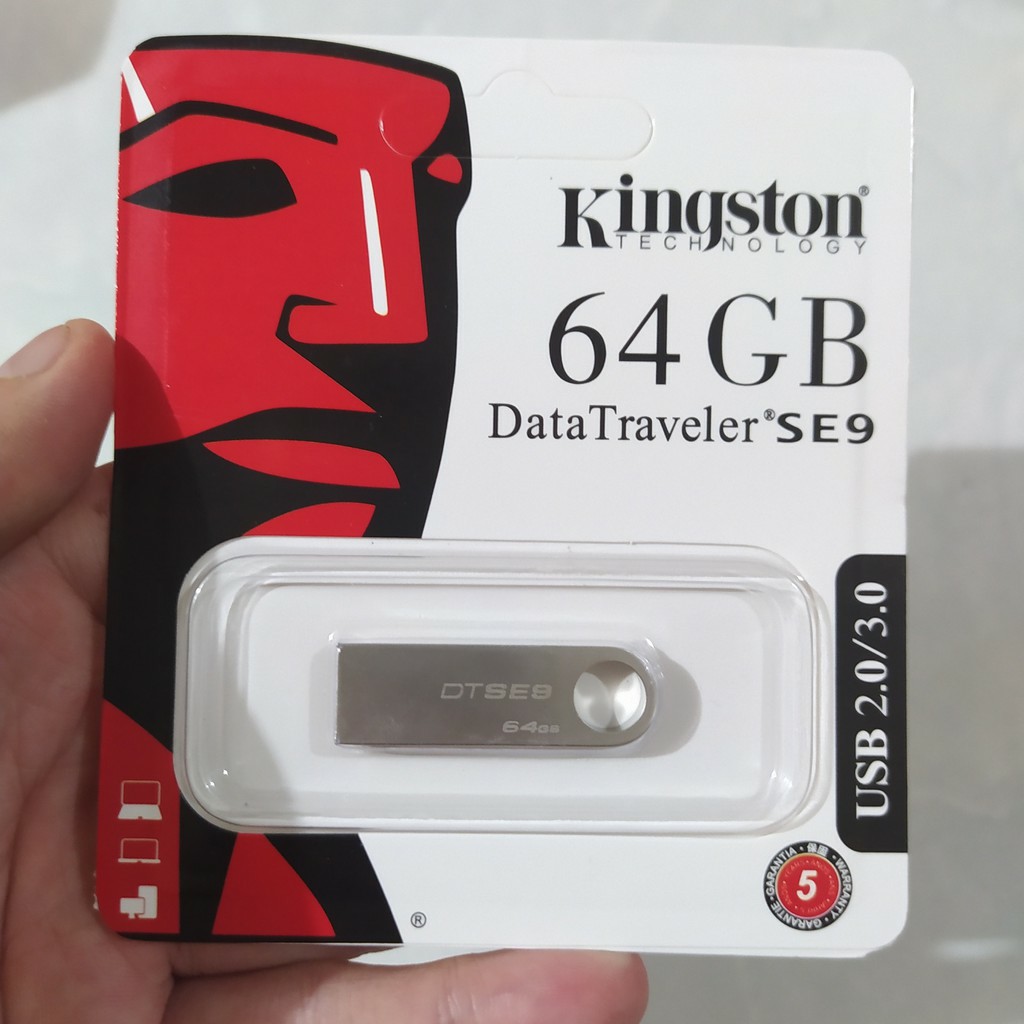 [Chính Hãng] USB Kingston 64Gb SE9 - Vỏ Kim Loại - USB 2.0, chống nước ...