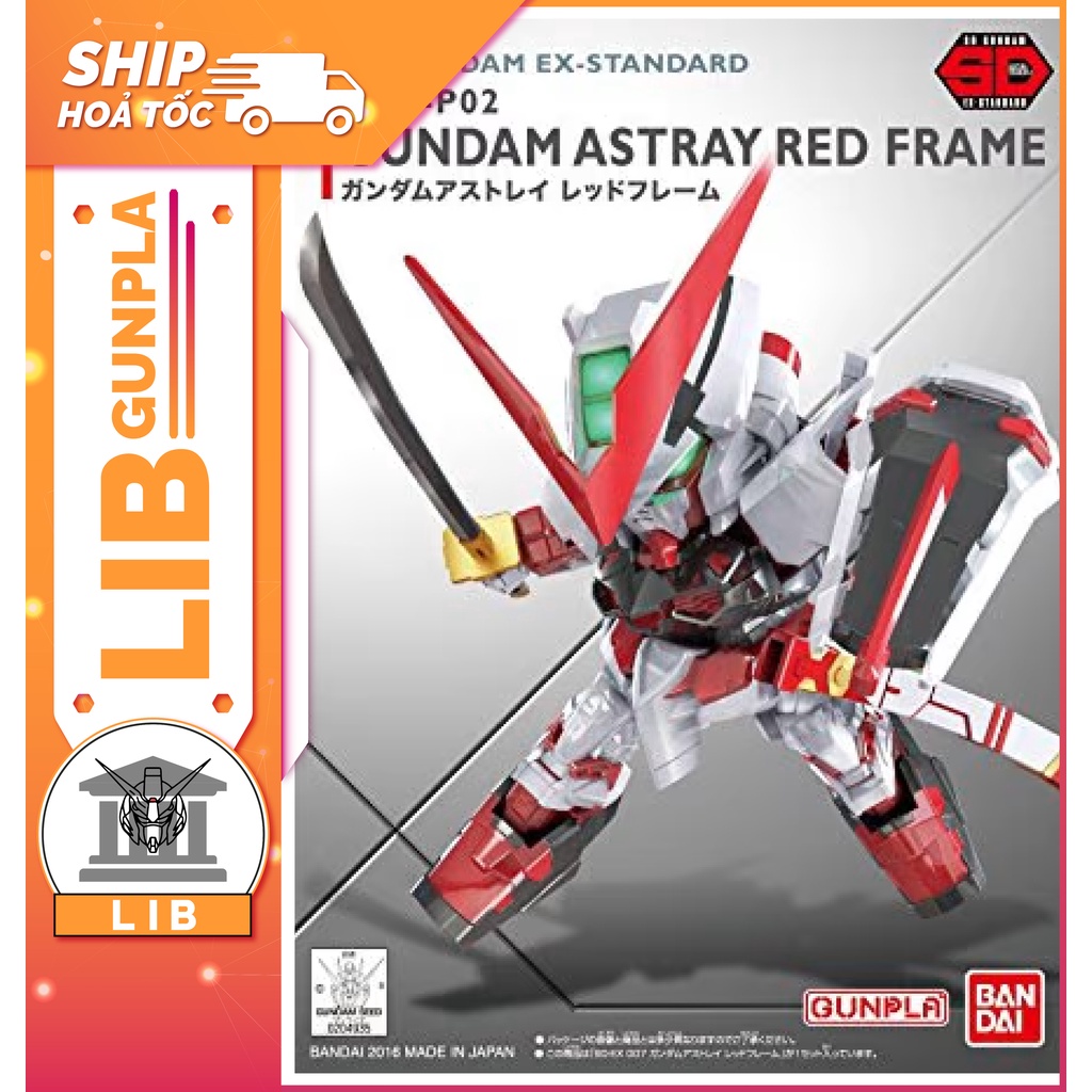 Mô hình lắp ráp Bandai Gundam SD EX Standard Gundam Astray Red Frame ...