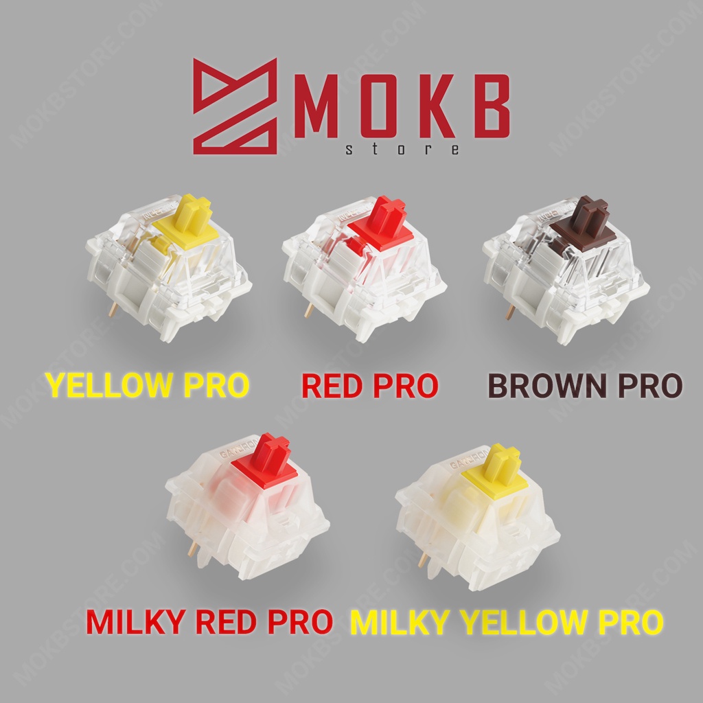 Gateron Milky Yellow Pro | Yellow Pro Switch - Công tắc bàn phím cơ ...