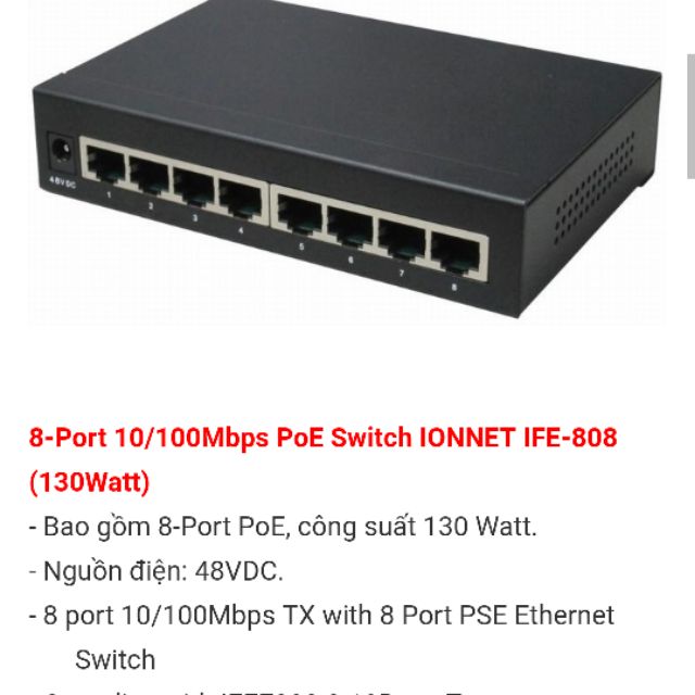 Switch PoE 8 port | Shopee Việt Nam