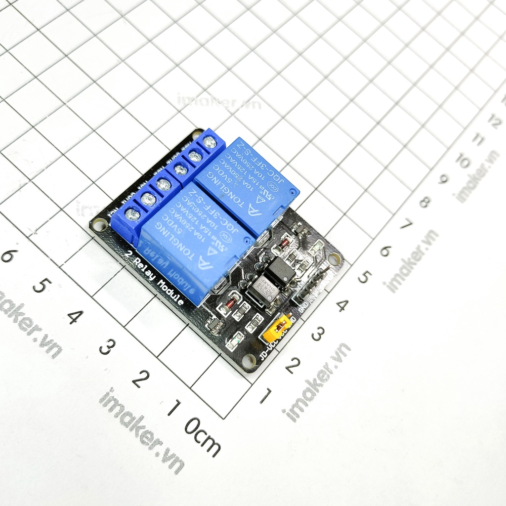 Module 2 Relay Với Opto Cách Ly Kích H/L (5VDC) | Shopee Việt Nam