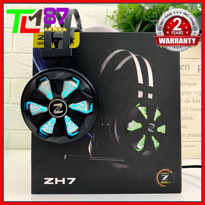 Tai Nghe Gaming Có Rung LED 7 Màu Headphone Chụp Tai Có Mic ZIDLI ZH7 ...