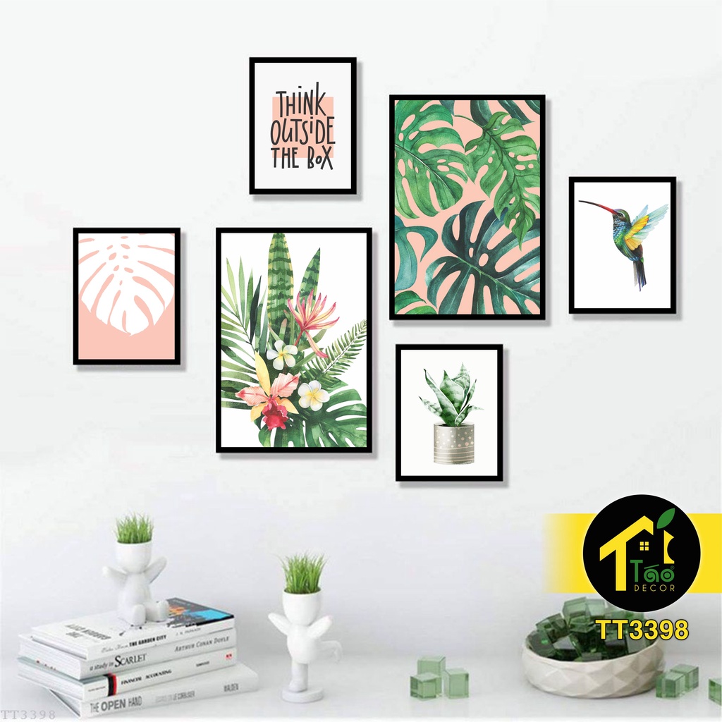 50 Set tranh treo tường cute, tranh dán tường hiện đại trang trí phòng ...
