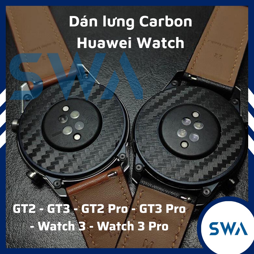 Miếng dán lưng Carbon Fiber đồng hồ HW Watch GT5 GT4 GT2 GT3 Runner ...