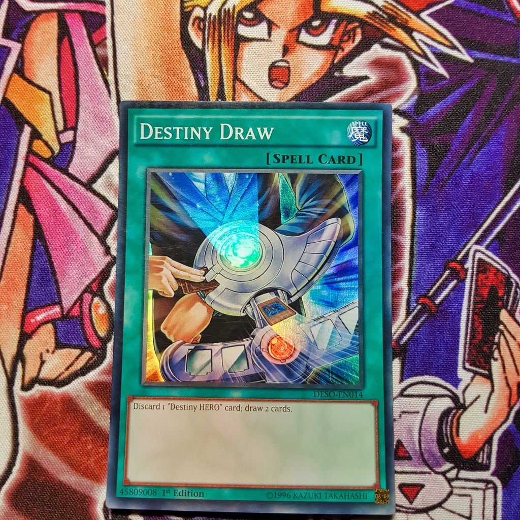 Thẻ bài Yugioh chính hãng | Destiny Draw | DESO Super rare. | Shopee ...