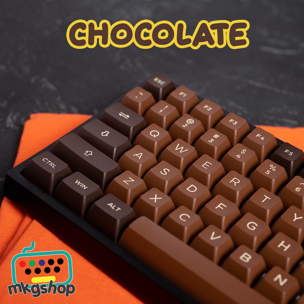 Keycap AKKO ASA Chocolate PBT doubleshot nút bàn phím | Shopee Việt Nam