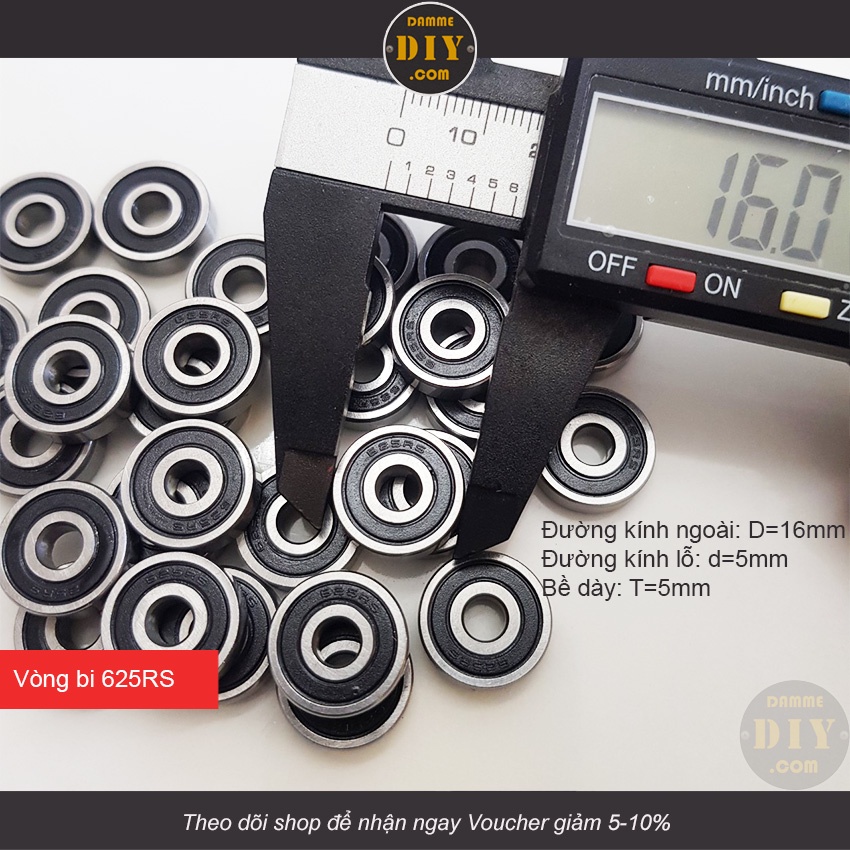 Bộ 10 vòng bi bạc đạn 625Z - 625RS hàng chuẩn | Shopee Việt Nam