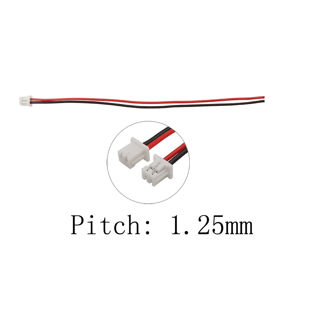 Combo 5 Dây cáp JST XH- 1.25 mm 2P lỗ dẹt | Shopee Việt Nam
